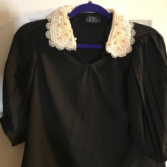 Tops | Pearl Peter Pan Top | Poshmark